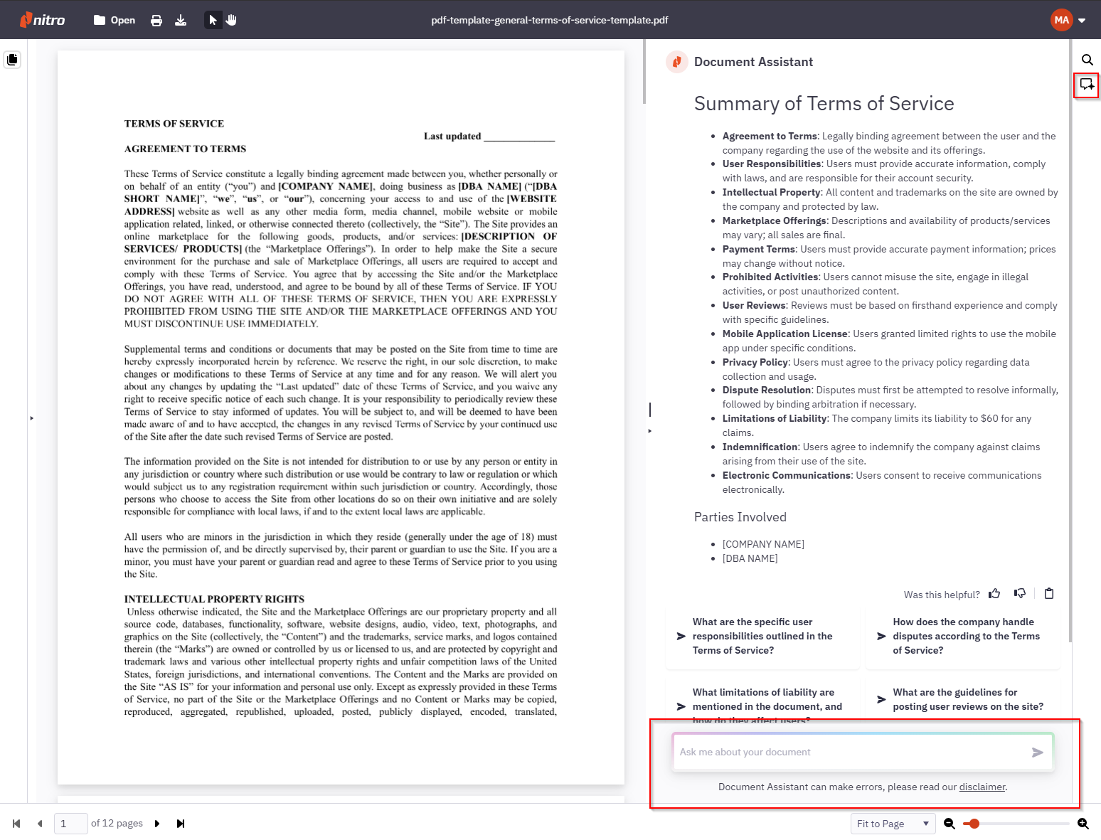 Document Assistant