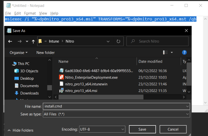 Deploying Nitro PDF Pro for Windows via InTune