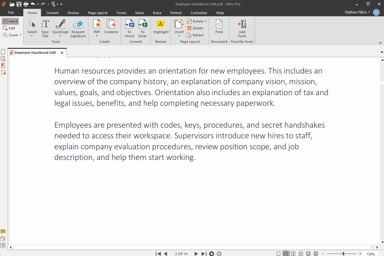 Nitro PDF Editor | How to Edit PDFs | Features, Tools & Resources ...