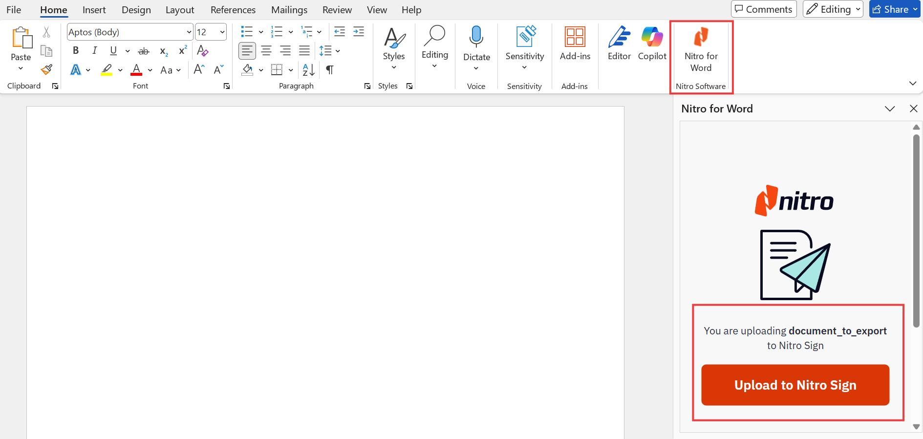 Nitro for Office: Word, Outlook, PowerPoint, and Excel