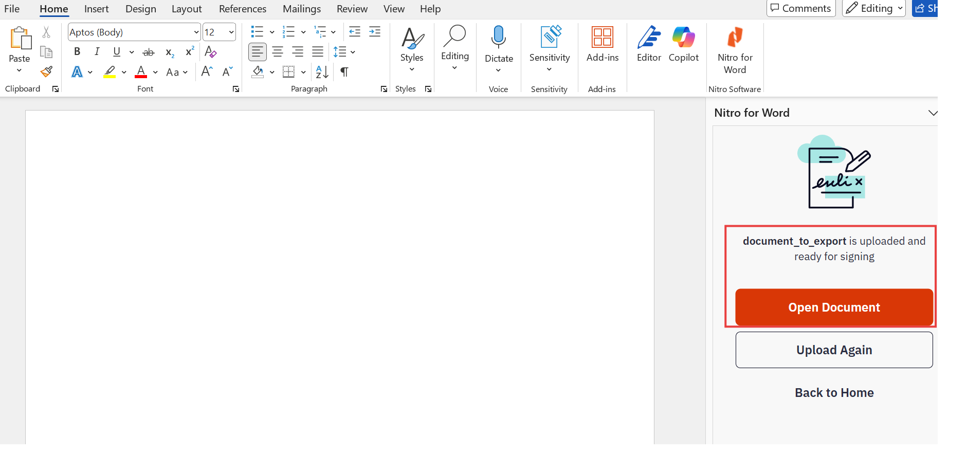 Nitro for Office: Word, Outlook, PowerPoint, and Excel