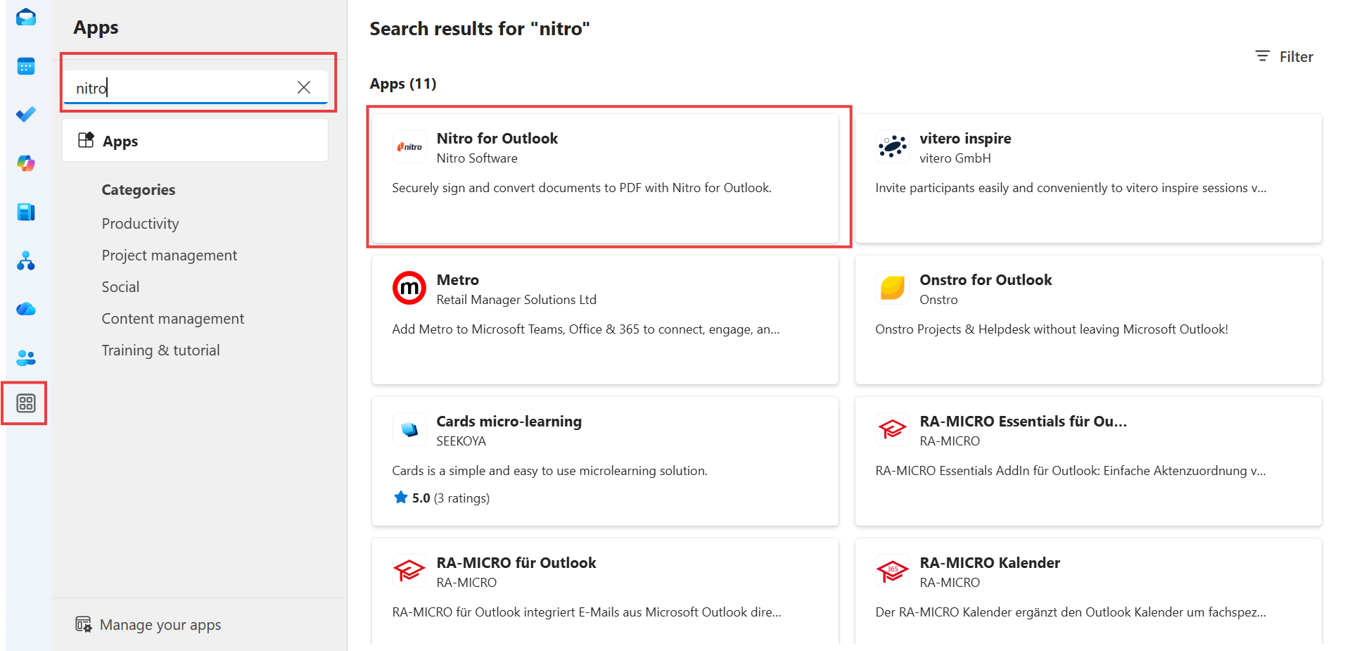 Nitro for Office: Word, Outlook, PowerPoint, and Excel