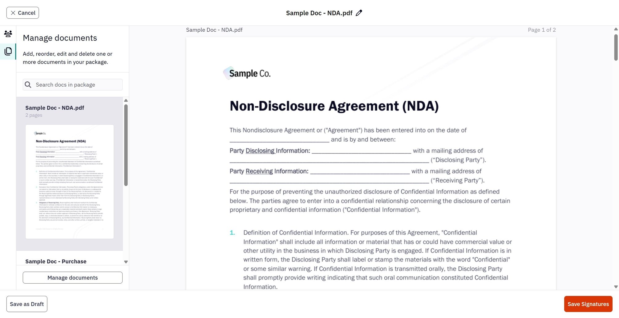 eSign Documents