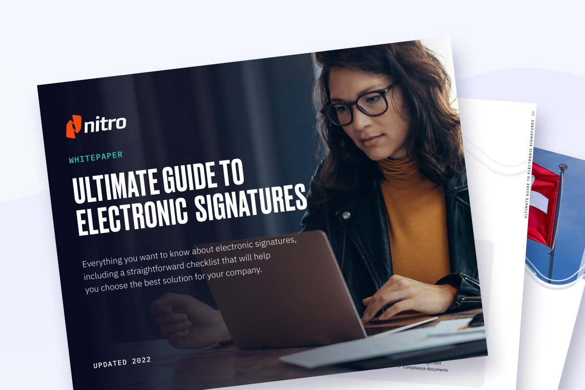 Solutions et logiciel eSign | Signature sécurisée et conforme | Nitro Sign