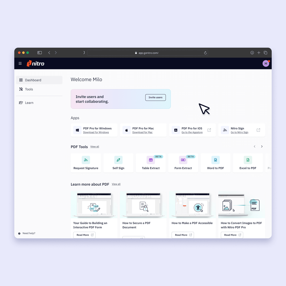 Try Nitro PDF & eSign for Free | No Credit Card Required