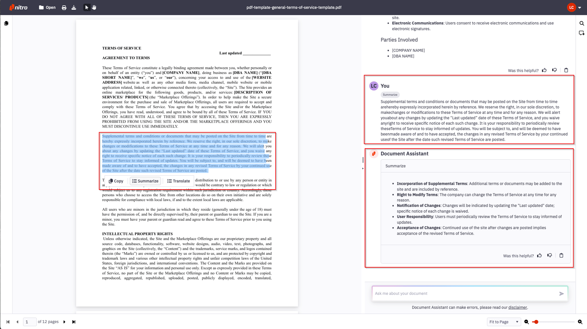 Document Assistant