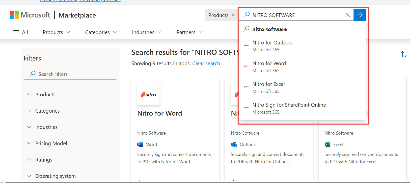 Nitro for Office: Word, Outlook, PowerPoint, and Excel