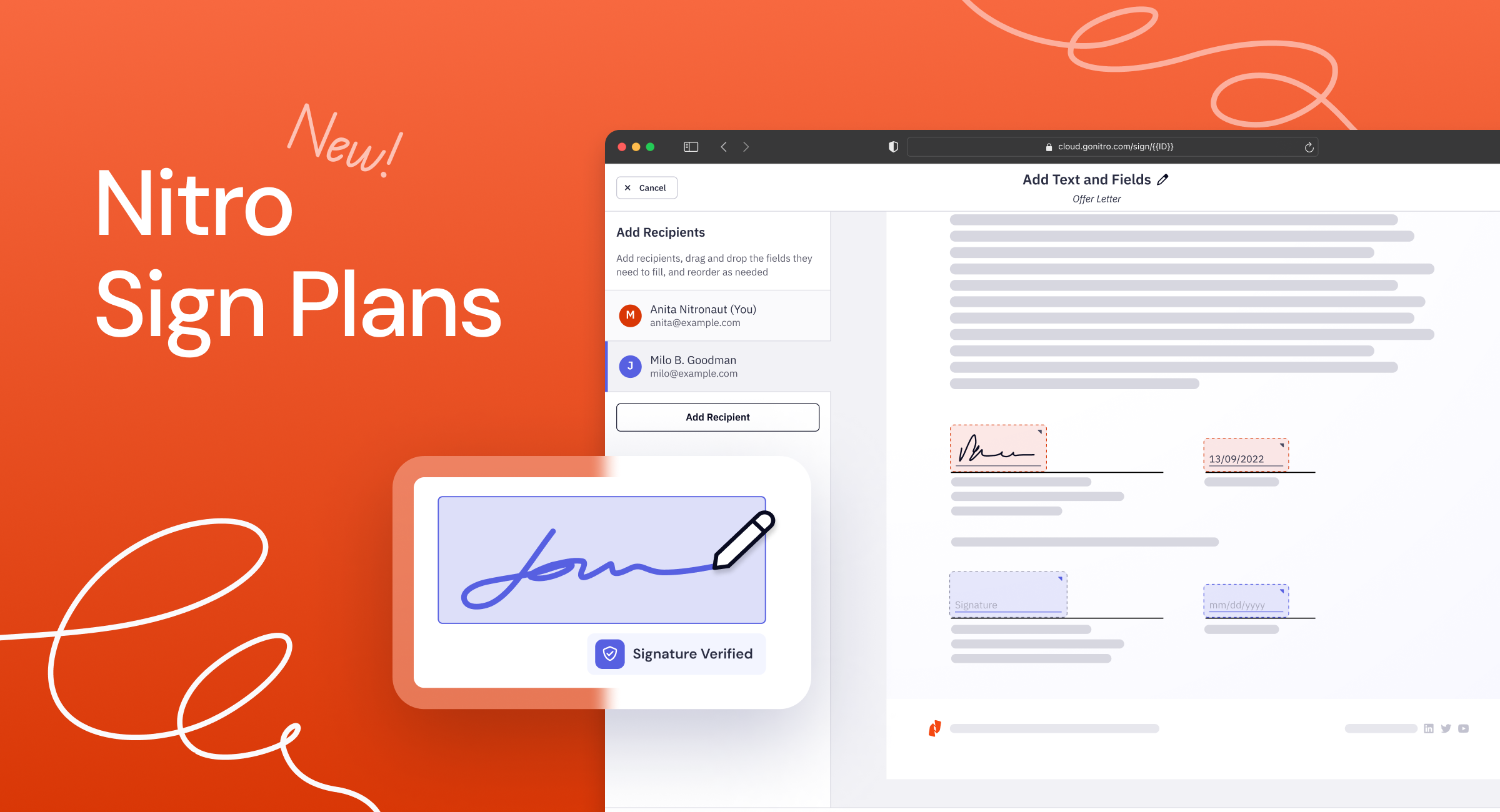 Introducing Nitro Sign: Simple, Secure eSigning for Every Business
