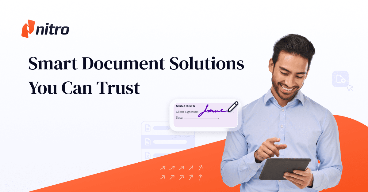 PDF & eSign Software | Smart Document Solutions | Nitro Software