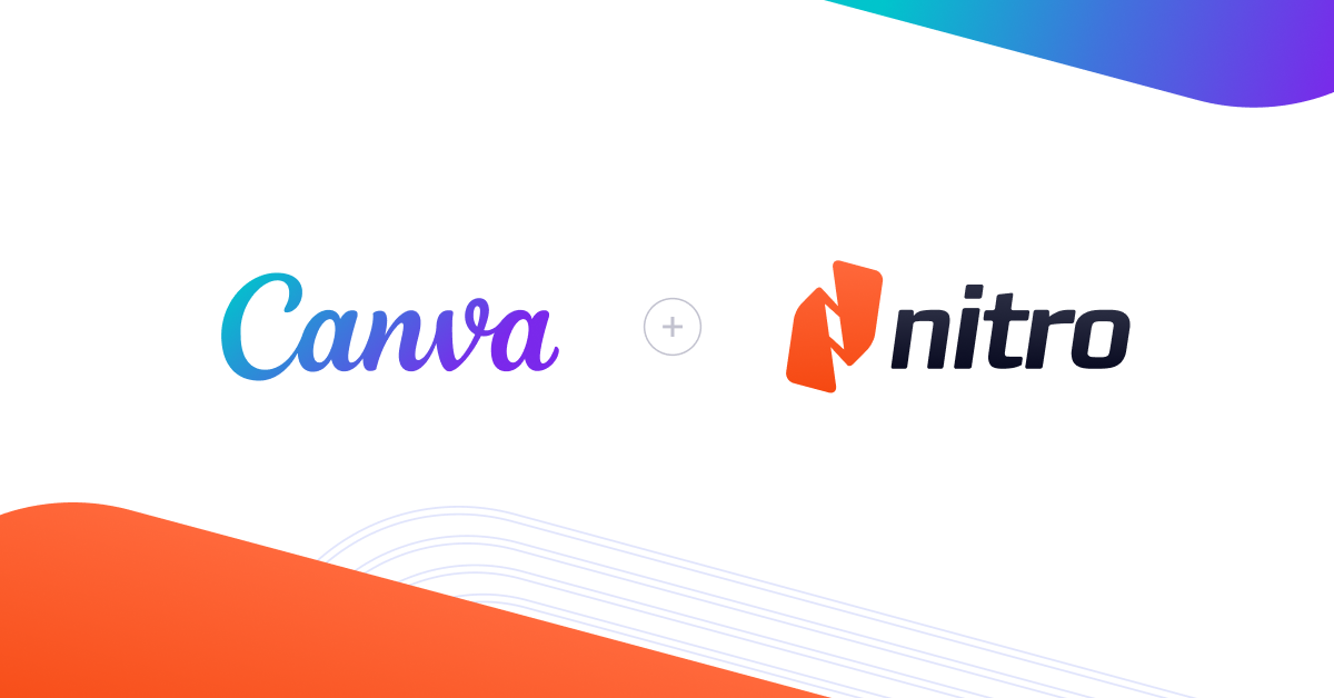From Creation to Completion: Canva and Nitro Redefine Enterprise Productivity