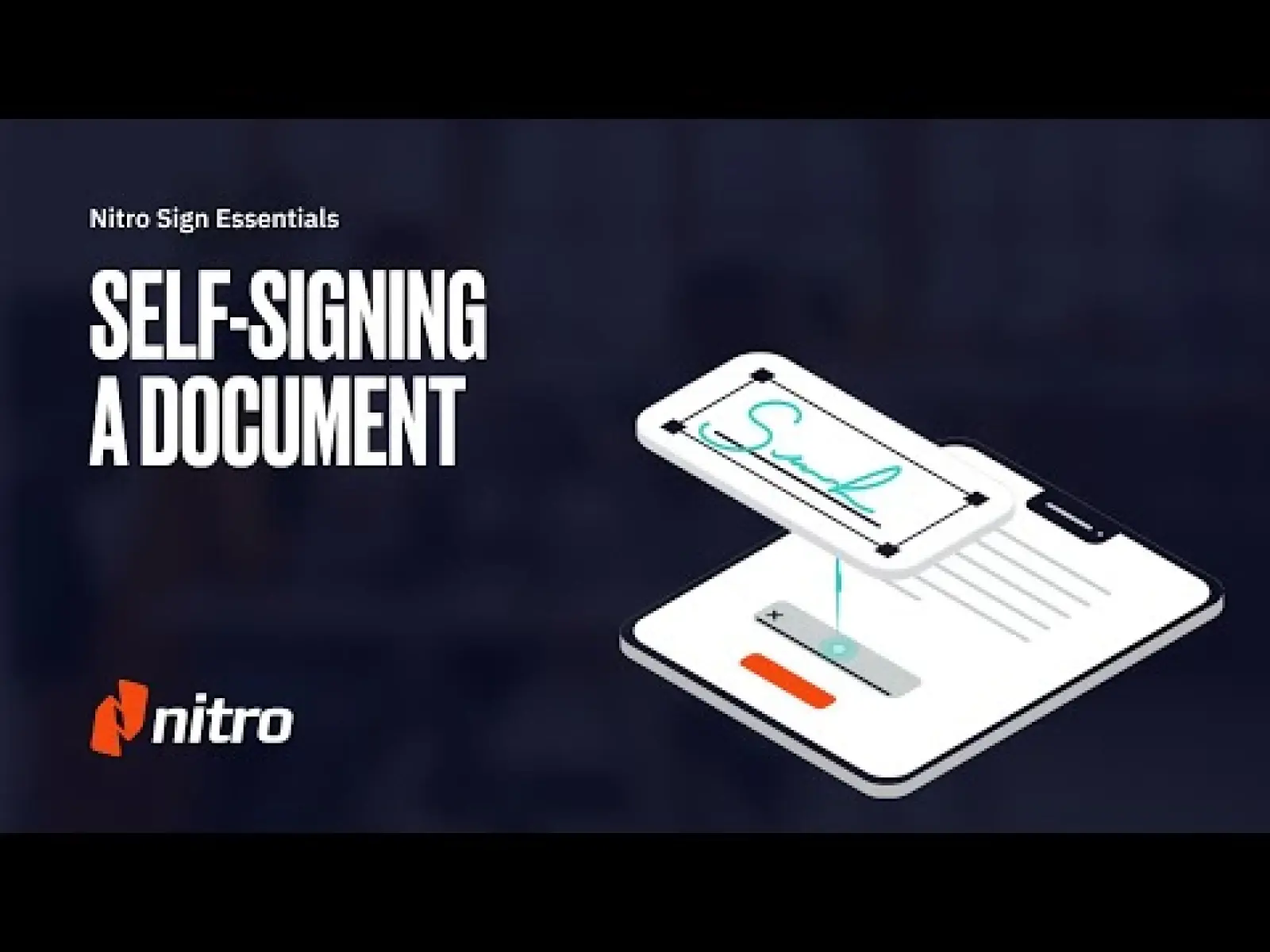 Self-Sign a Document